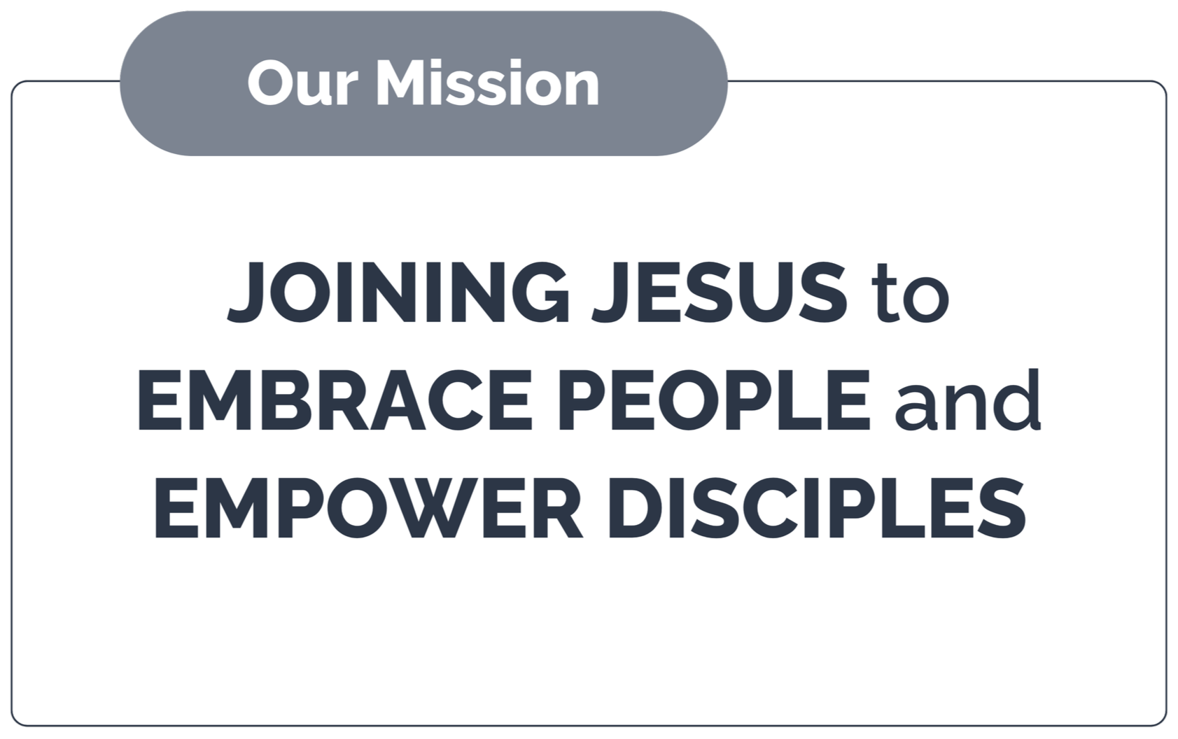 Who We Are — Embrace Church