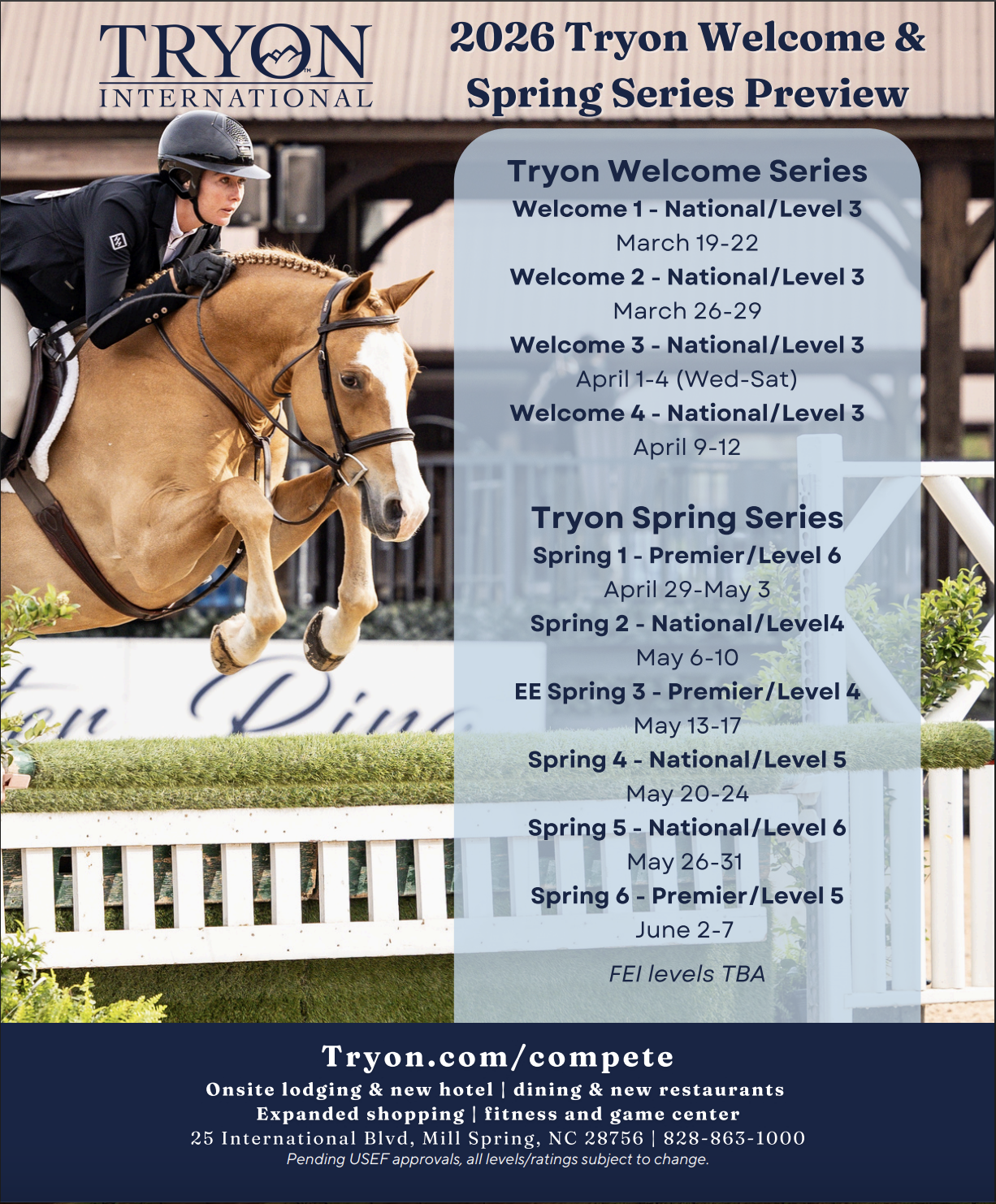 Tryon Spring 5 — Tryon International