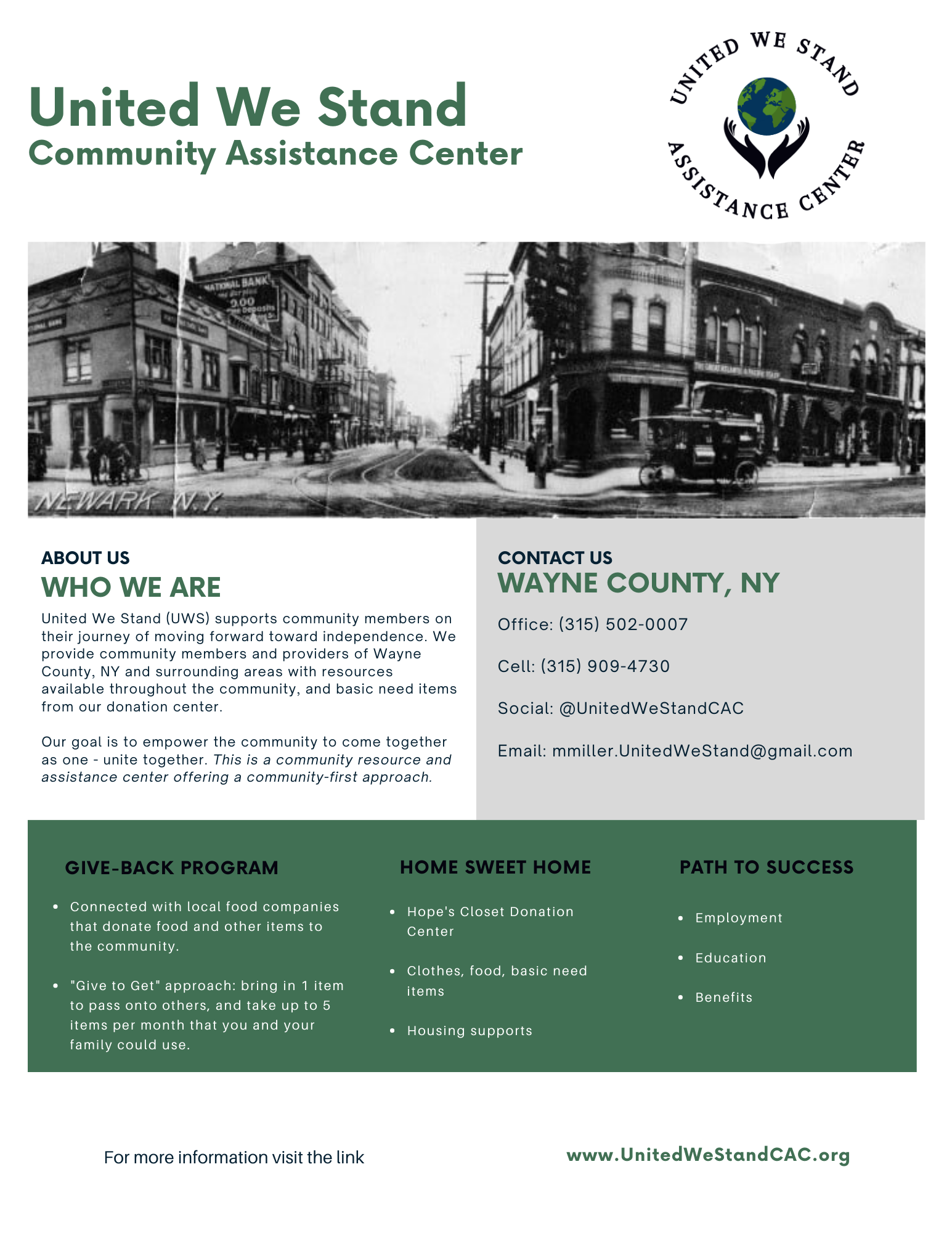United We Stand- Community Assistance Center