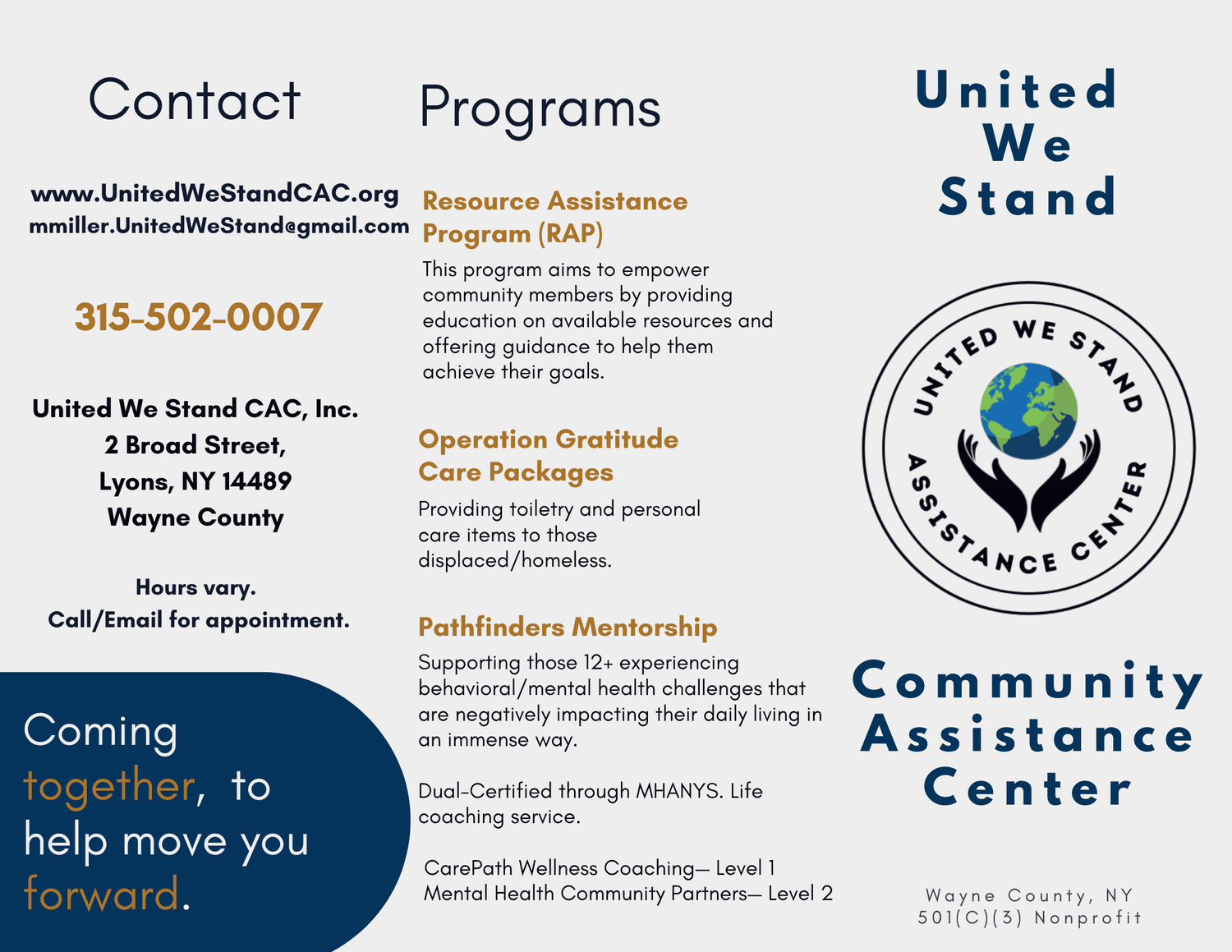 United We Stand- Community Assistance Center