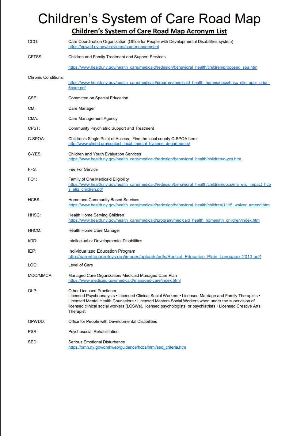 Children/Family — United We Stand CAC, Inc.