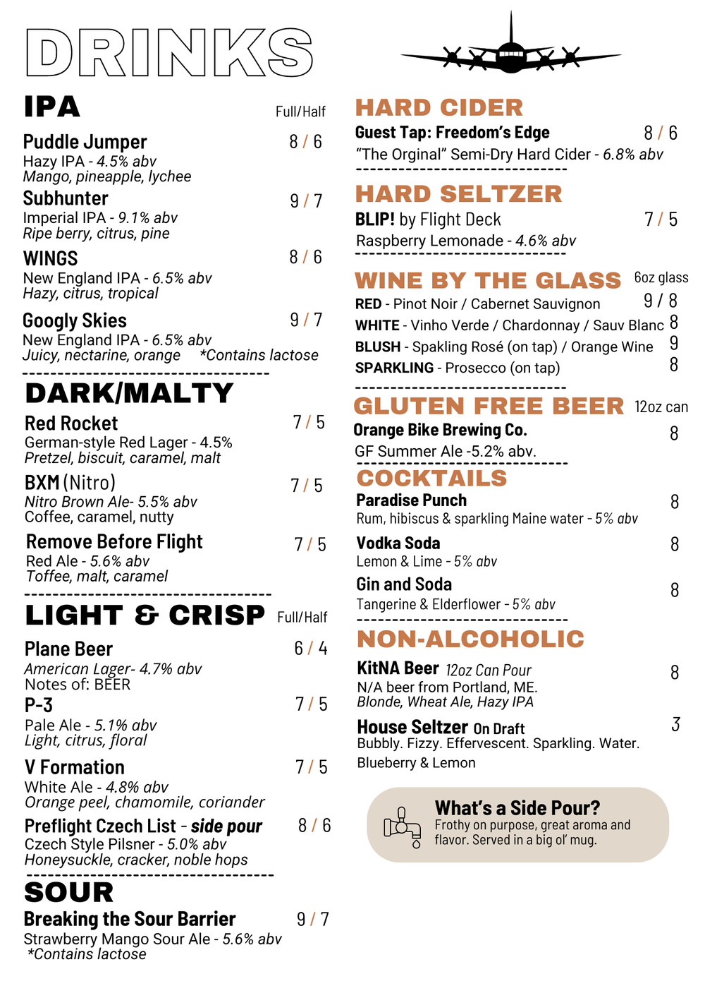 What's on Tap — Flight Deck Brewing