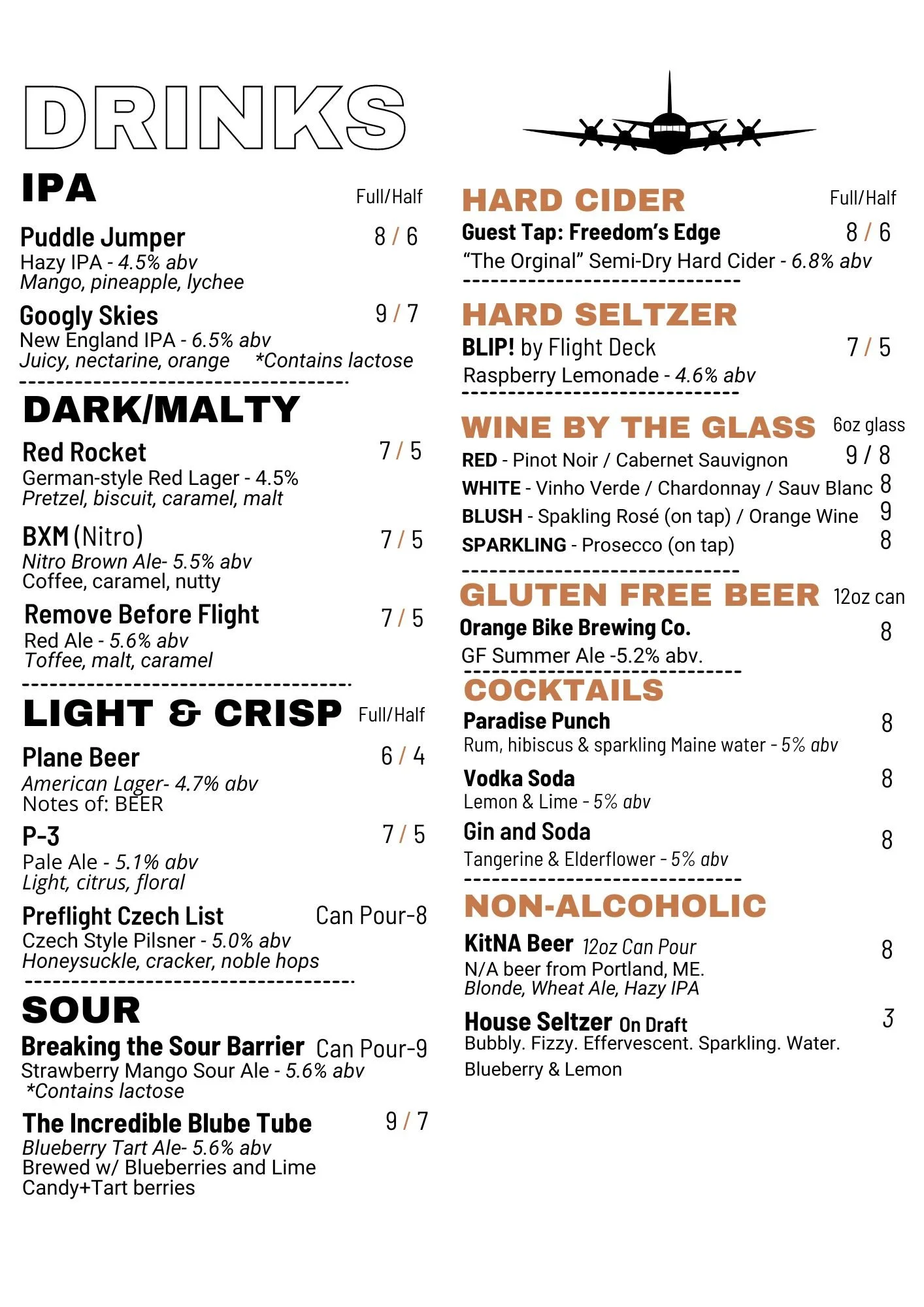 What's on Tap — Flight Deck Brewing