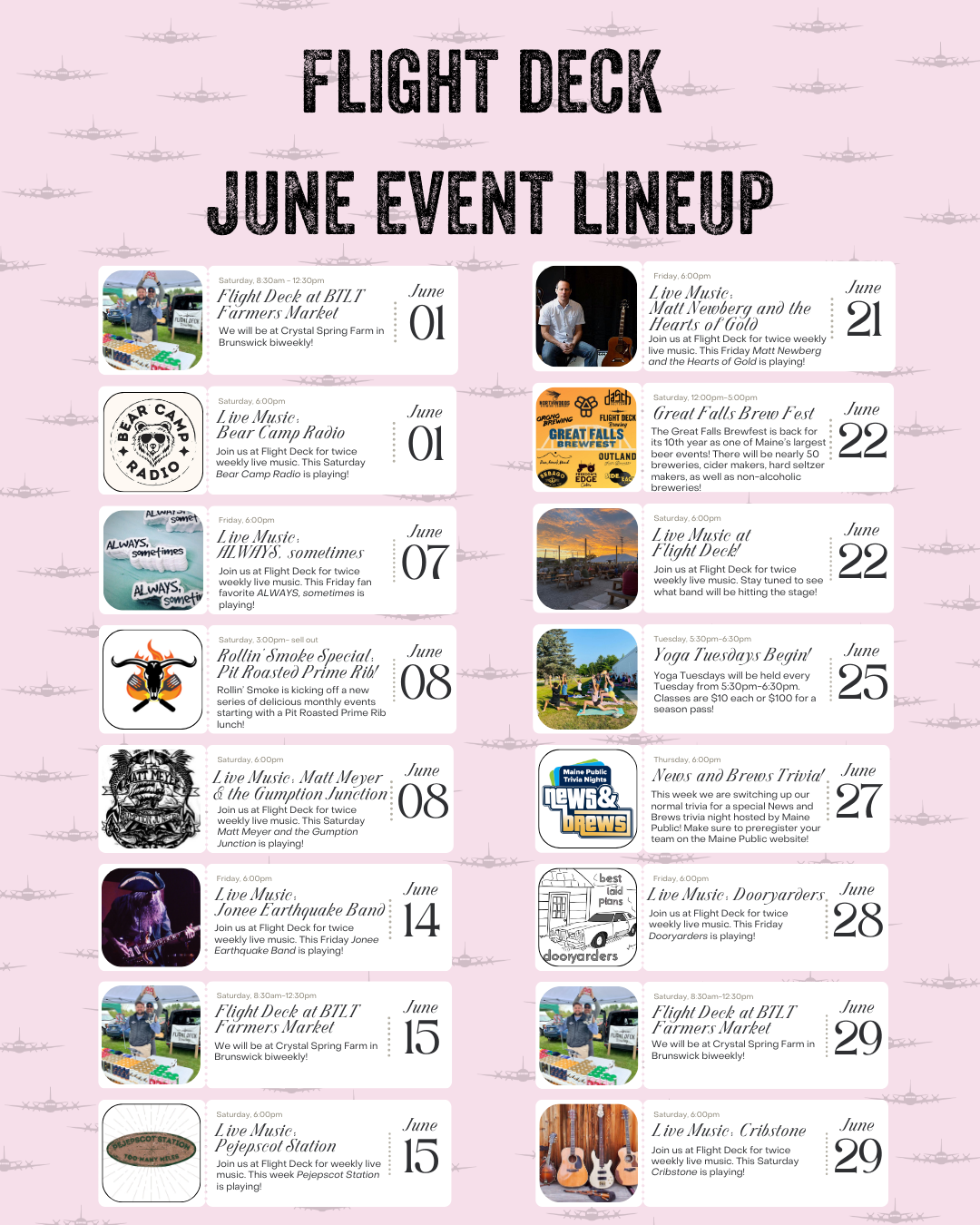 Events — Flight Deck Brewing