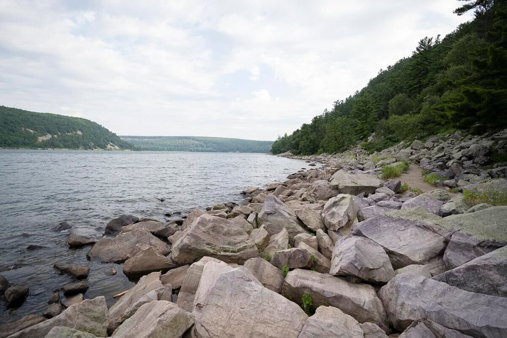 Hiking the Tumbled Rocks Trail at Devil's Lake State Park