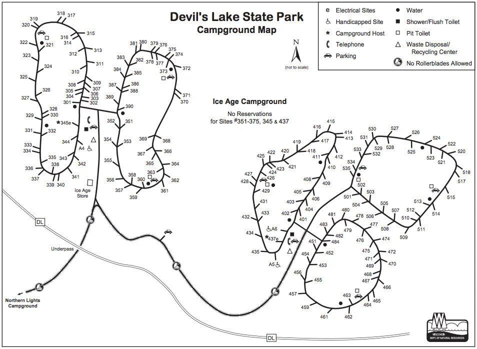 Devils Lake Camping Info: Campground Descriptions and Maps
