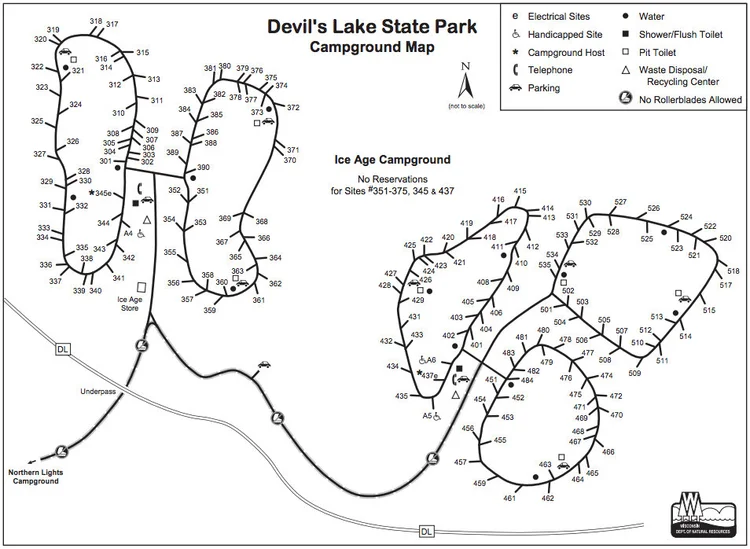 Devils Lake Camping Info: Campground Descriptions and Maps