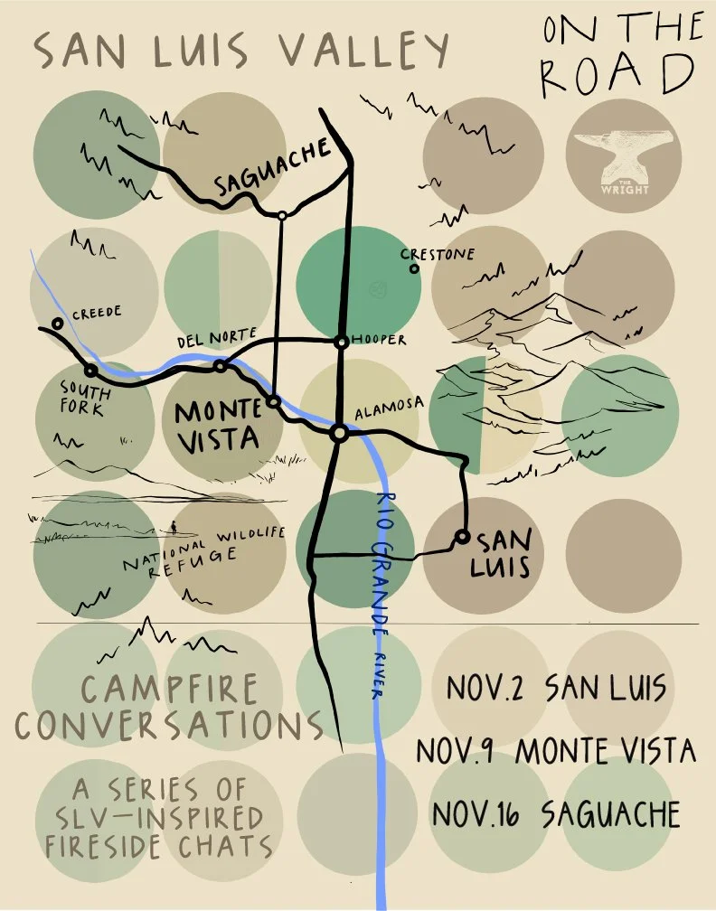 ON THE ROAD ~ San Luis Valley — The Wright