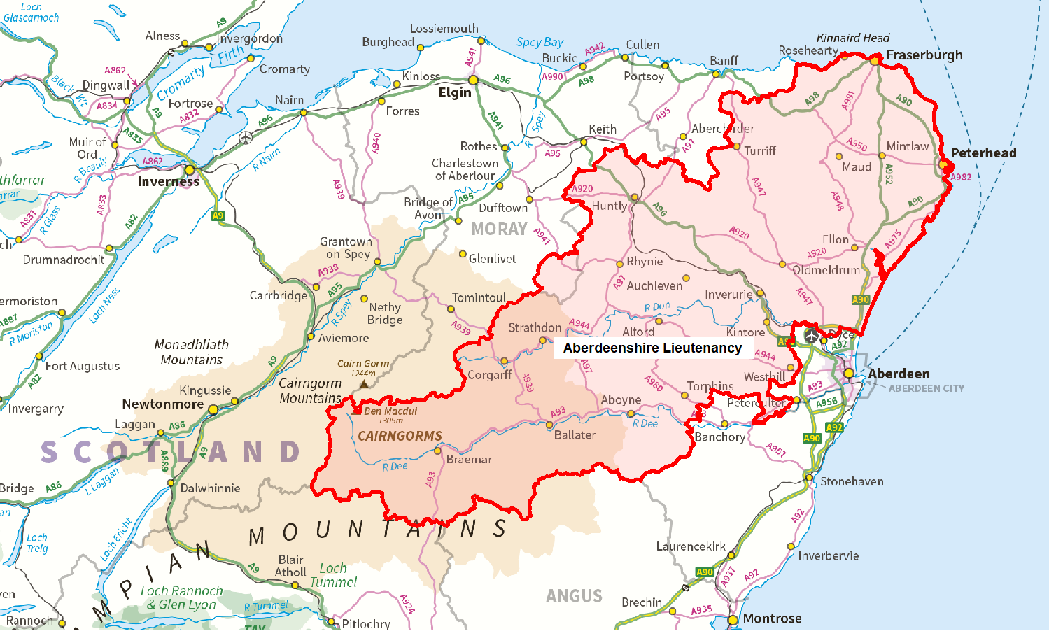 Aberdeenshire Lieutenancy Area — Lord Lieutenant of Aberdeenshire
