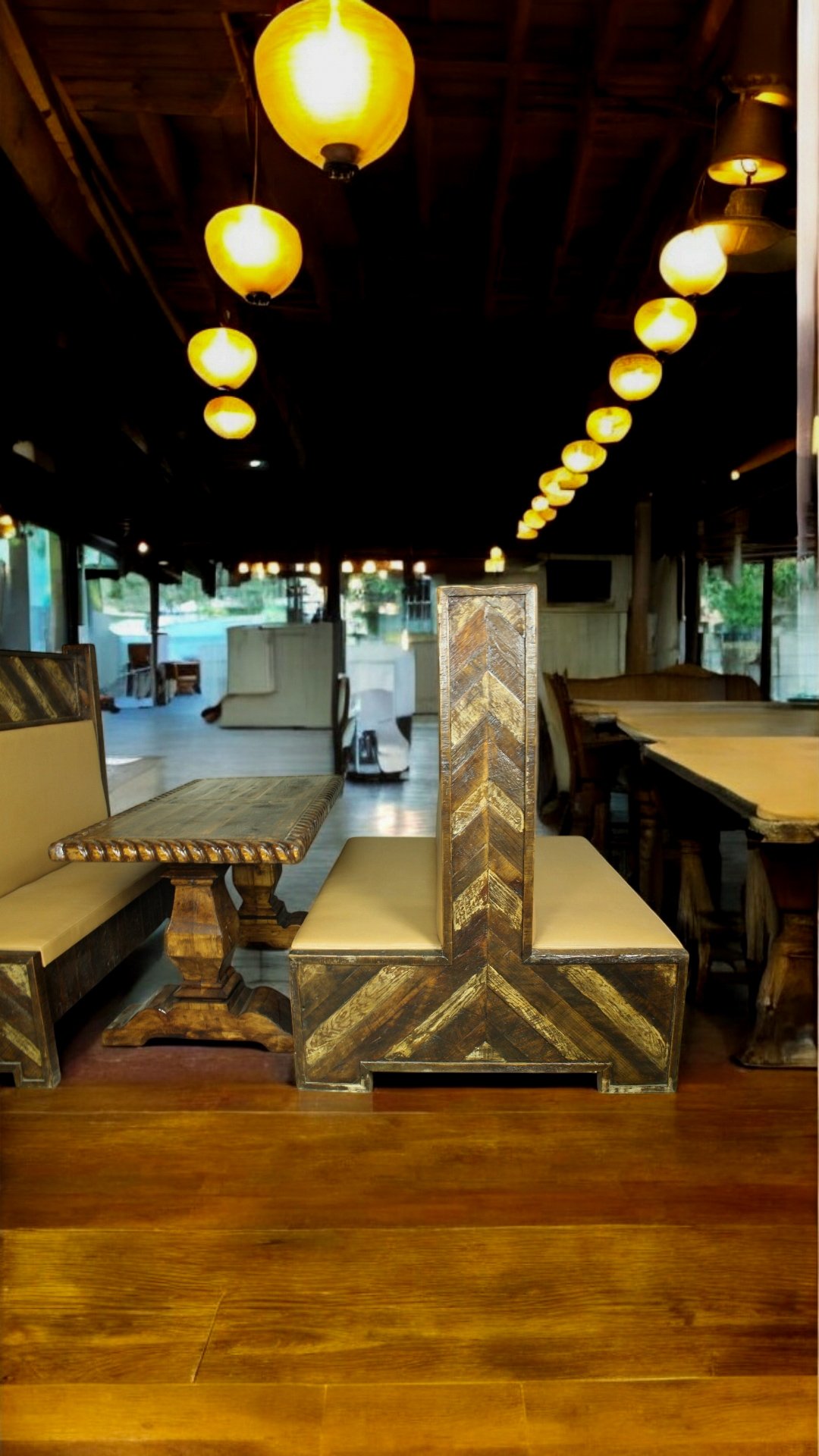 Old Fashion Square Dining Table —Rustic Furniture | Farm House | Wood ...