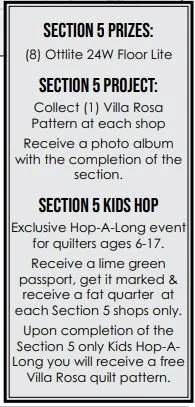 2025 Section Prizes — Wisconsin Quilt Shop Hop