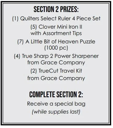 2025 Section Prizes — Wisconsin Quilt Shop Hop