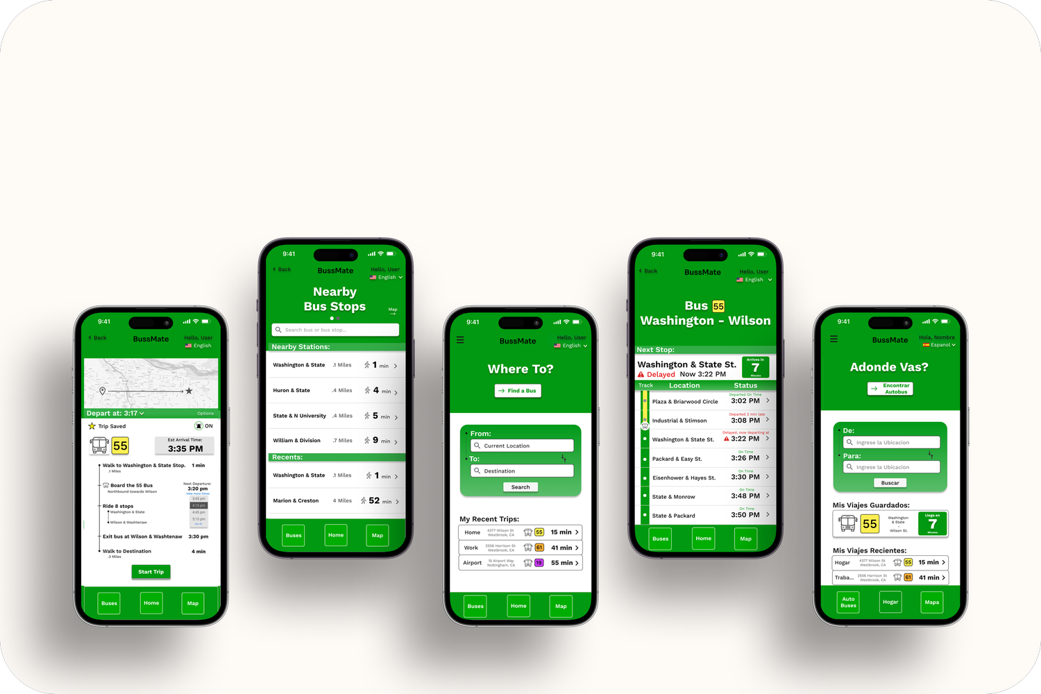 BussMate — Madeleine Design