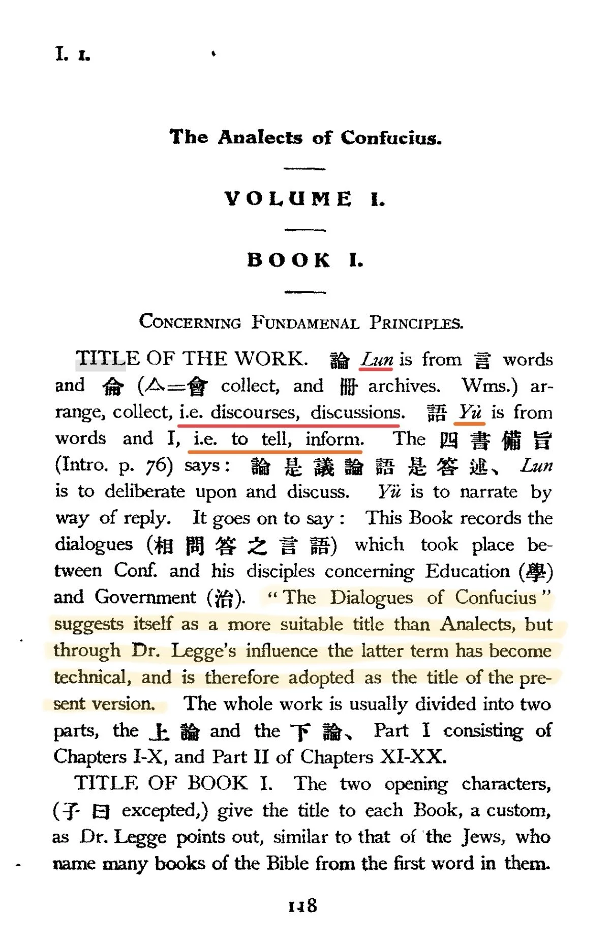 "The Analects of Confucius," a Rectification of Names 《論語正名》