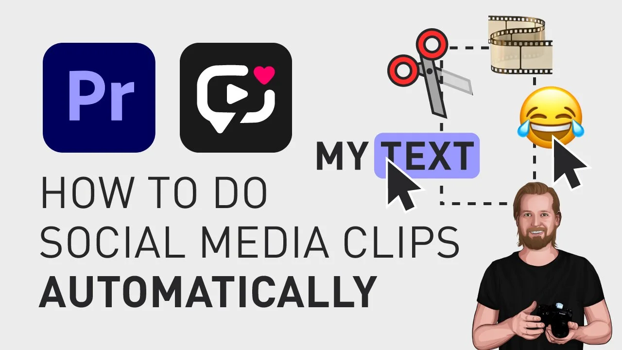 How to create social media clips automatically (Captions + Emojis + B ...