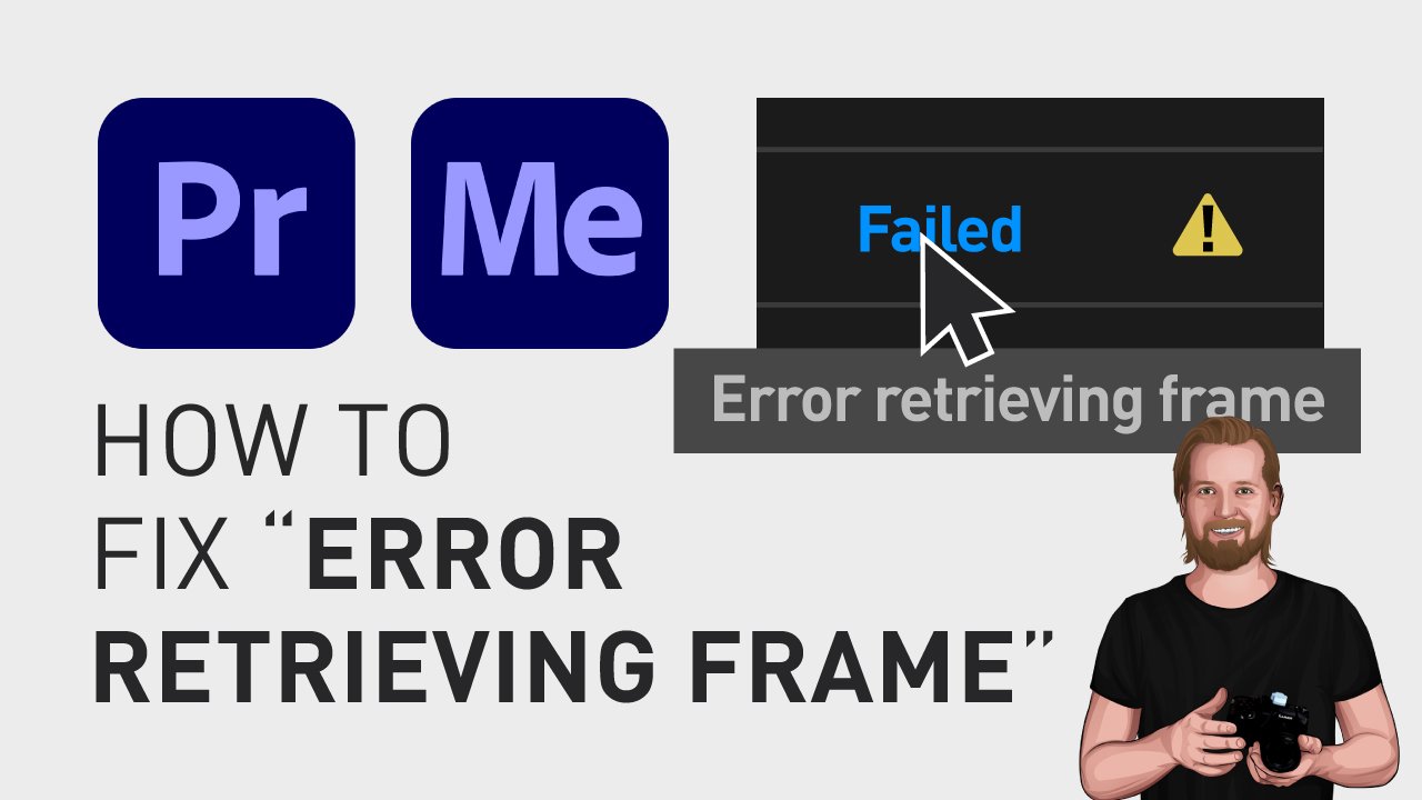How to fix error retrieving frame when exporting — DAVID LINDGREN
