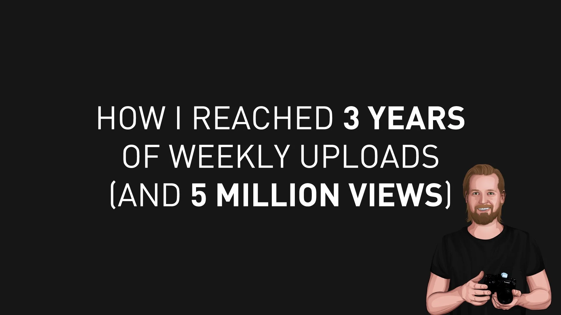 How I reached 3 years of weekly uploads (and 5 million views) — DAVID ...