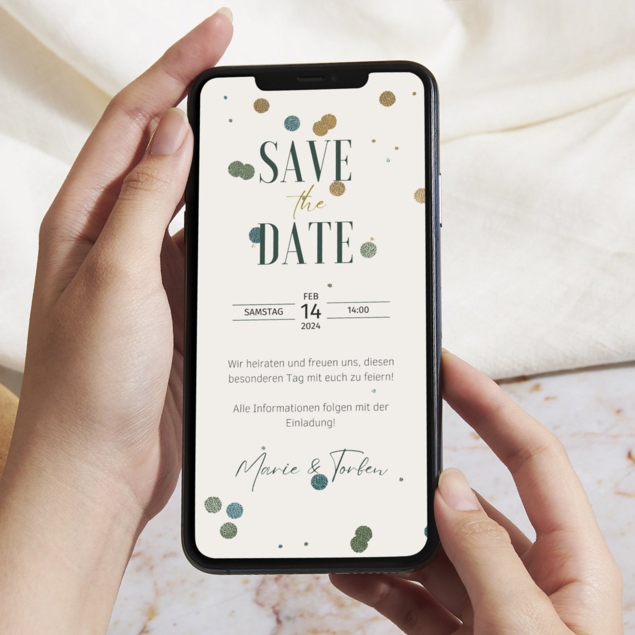 Save The Date Hochzeit Digital
