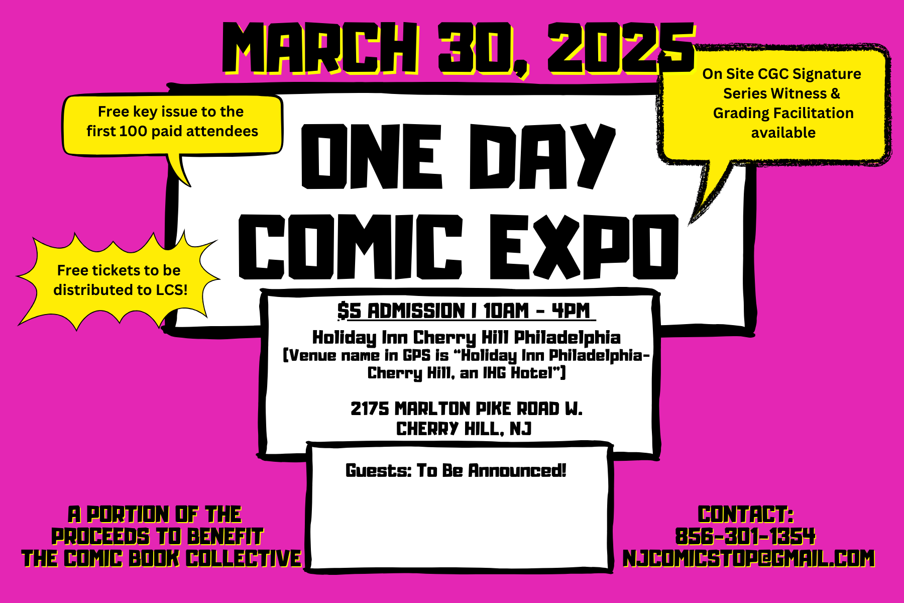 One Day Comic Book Expo — The Comic Book Collective, Inc.