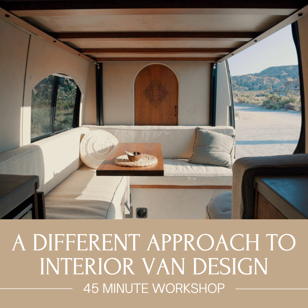 Interior Design Van Conversion Workshop — ANANDA LIVING EXPERIENCES