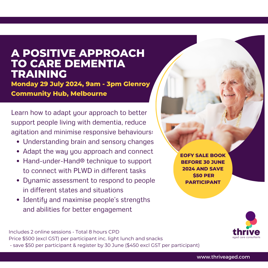 Education & Events — Thrive Aged Care Consultants