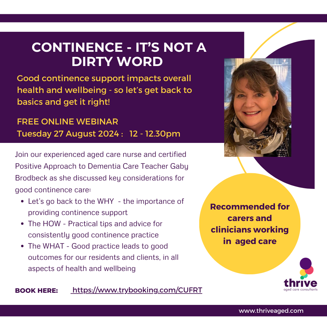 Education & Events — Thrive Aged Care Consultants