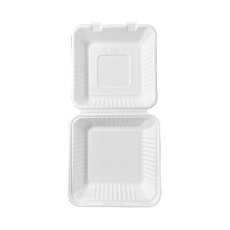 Biodegradable bagasse clamshell — VIVCO