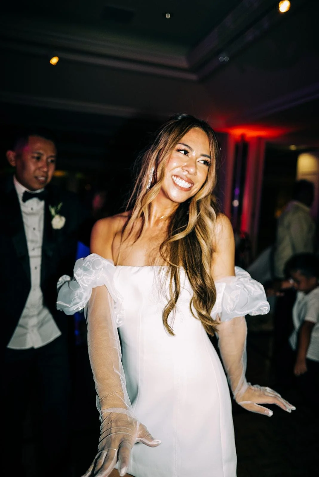 Brides' Gorgeous Reception Outfit Change — Fred and Kate Events ...