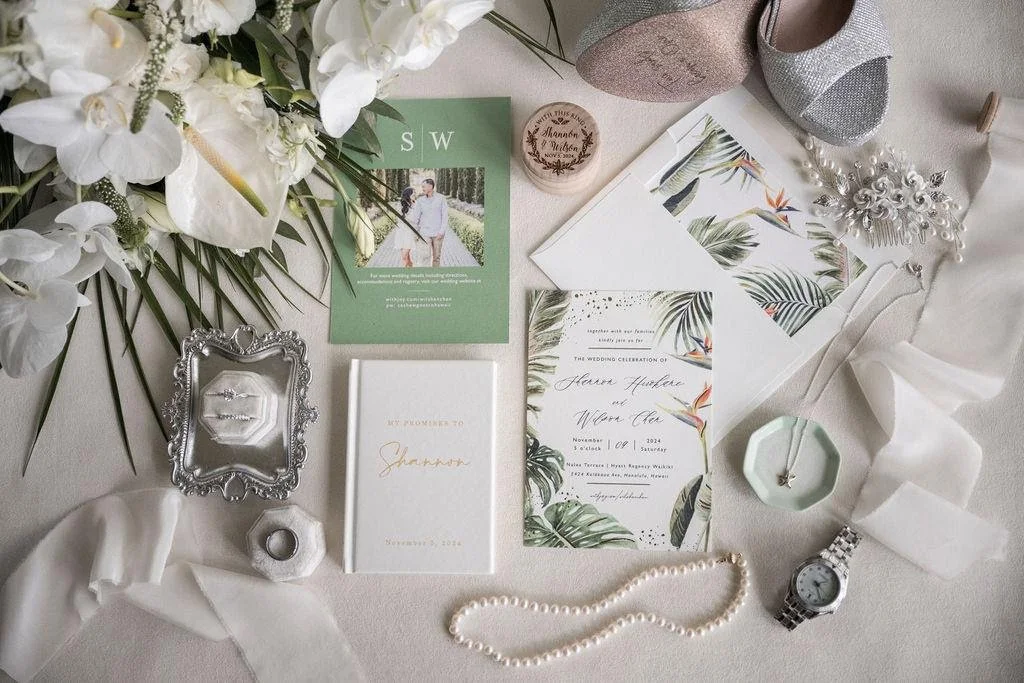 Nature-Inspired Invitation Designs for Your Island Wedding — Fred and ...