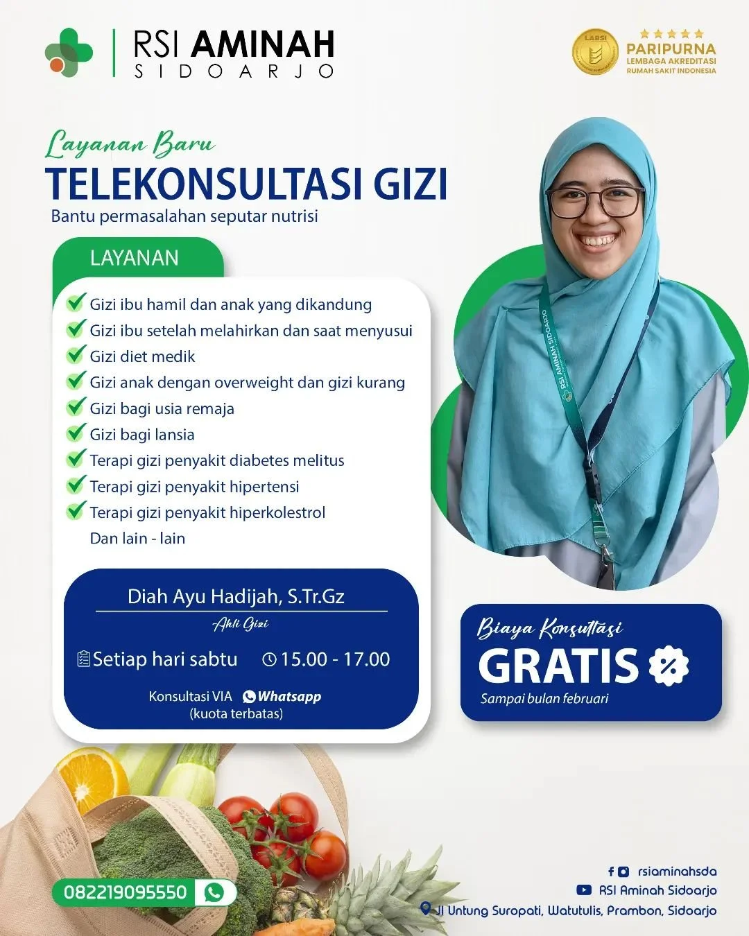 Pelayanan — RSI Aminah Sidoarjo