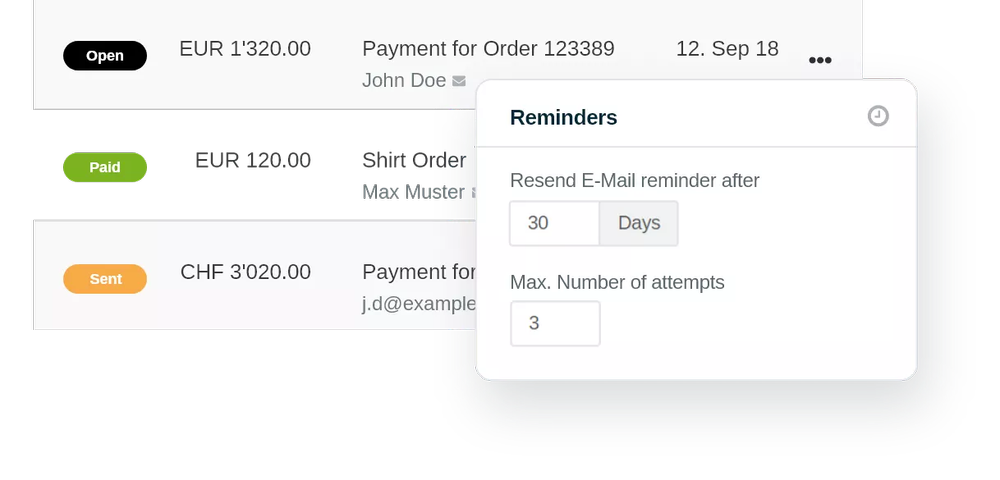 Create digital invoices