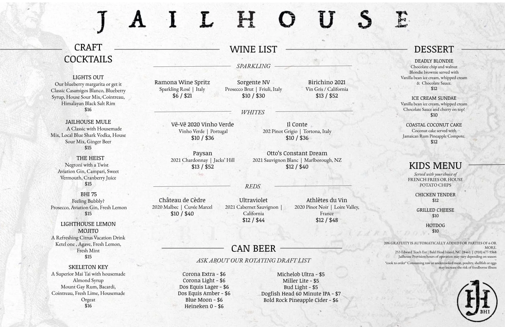 JAILHOUSE PROVISIONS
