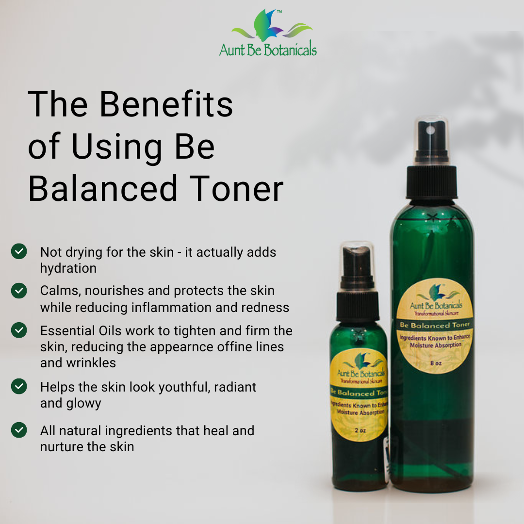 Be Balanced Gentle & Hydrating Toner — Aunt Be Botanicals