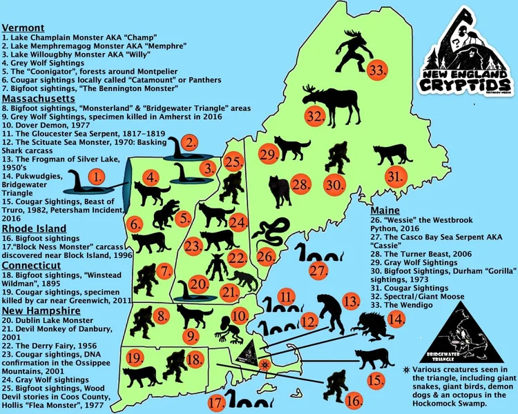Cryptids of North America #3: New Hampshire — Preston Posits