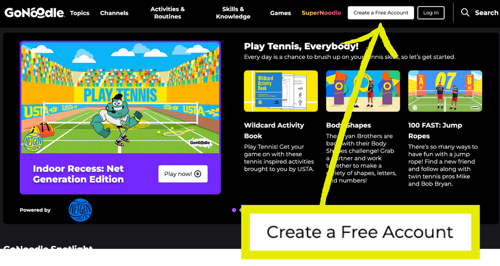 Getting Started with SuperNoodle! — SuperNoodle by GoNoodle