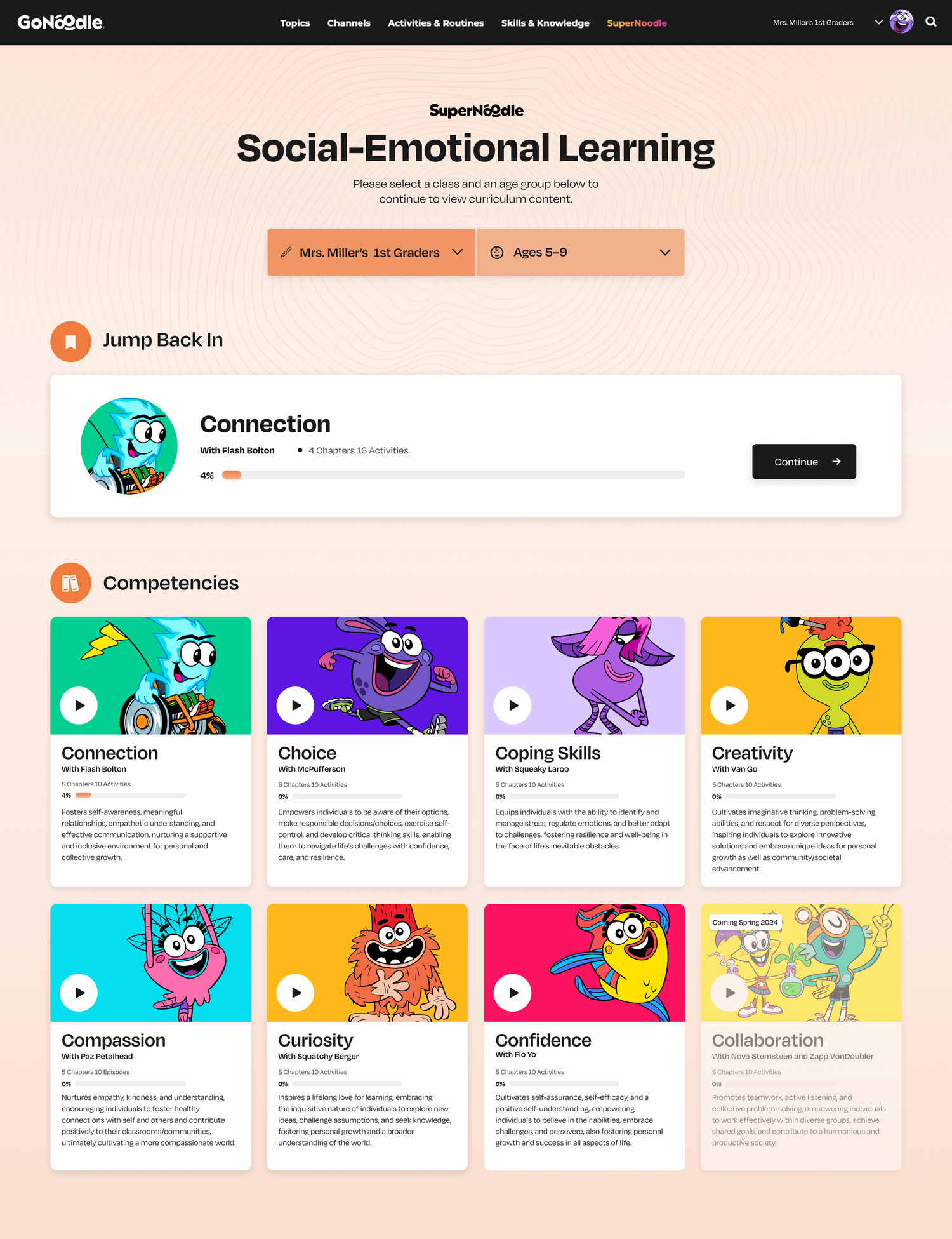 SuperNoodle by GoNoodle