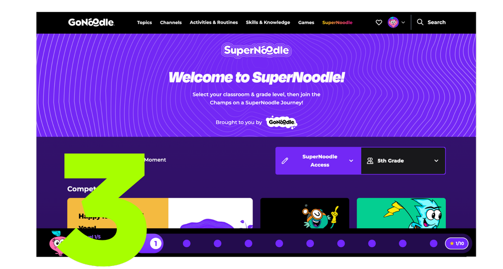 Getting Started with SuperNoodle! — SuperNoodle by GoNoodle