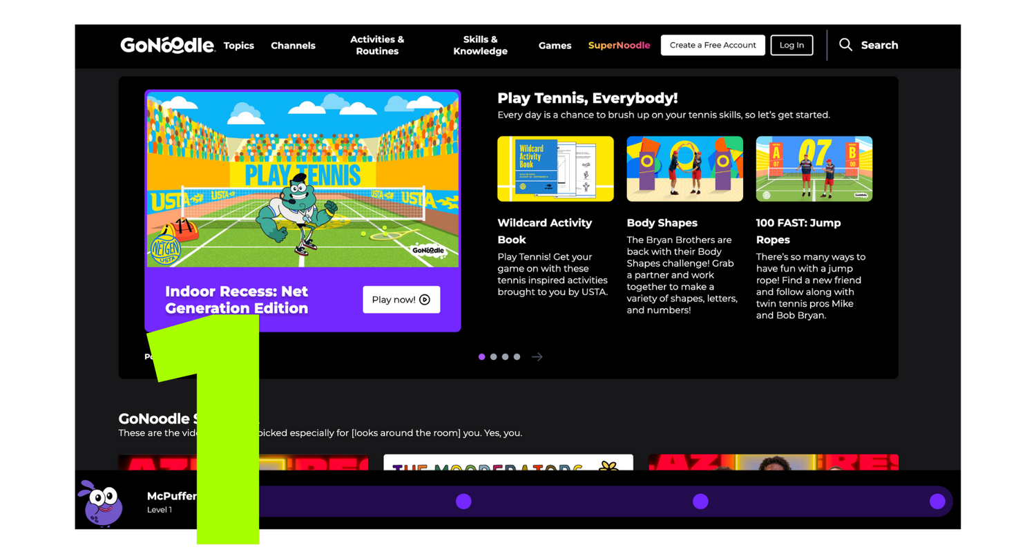 Getting Started with SuperNoodle! — SuperNoodle by GoNoodle