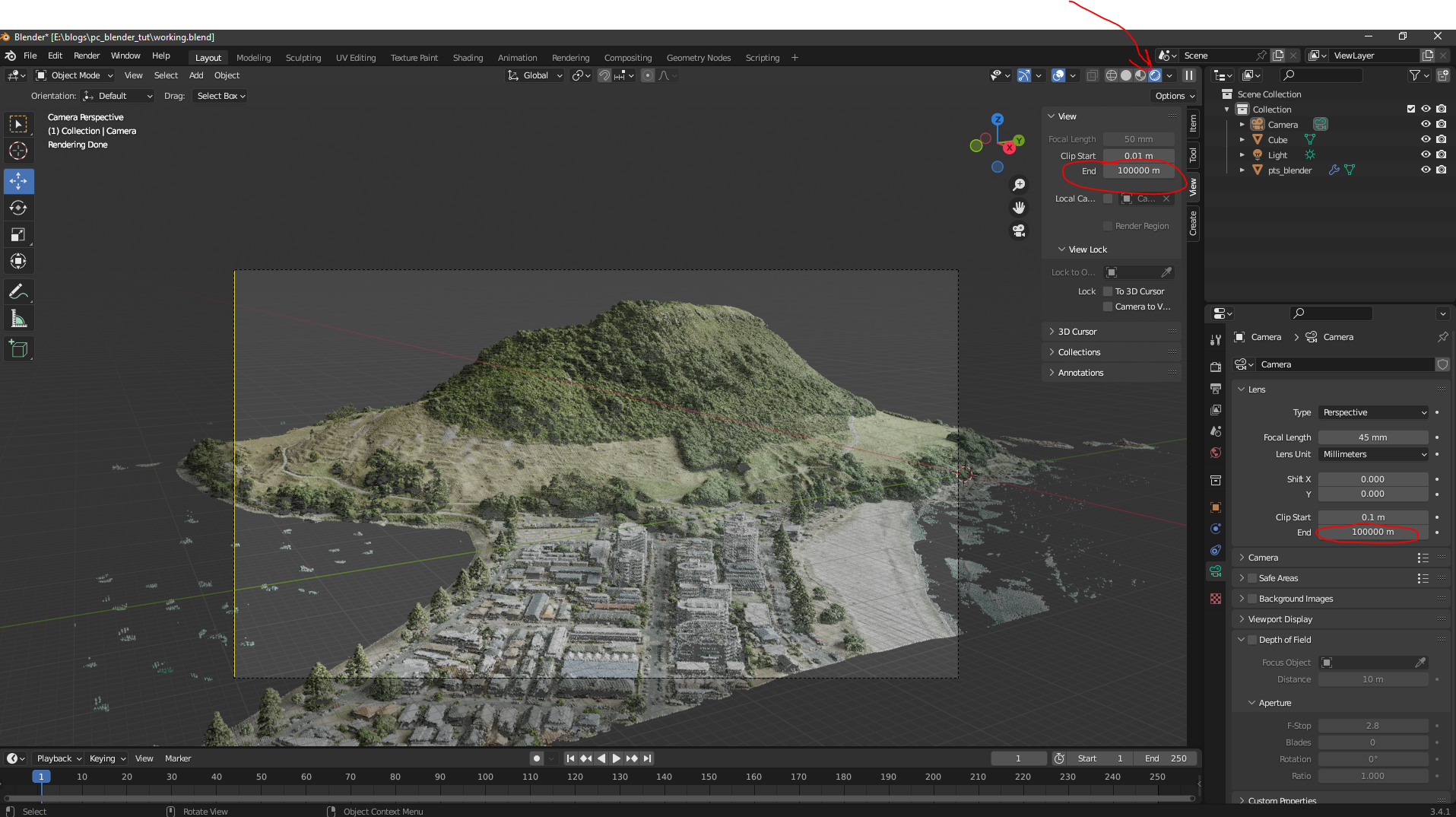 Point Clouds and Blender — Maps by MapHustle