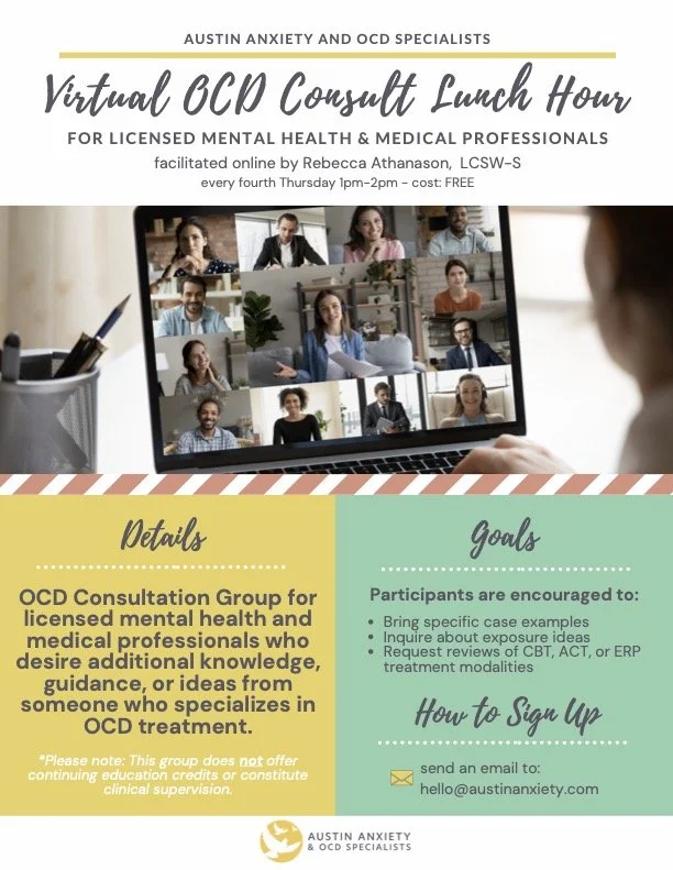 Free OCD Training at Austin Anxiety and OCD Specialists — Austin Anxiety & OCD Specialists