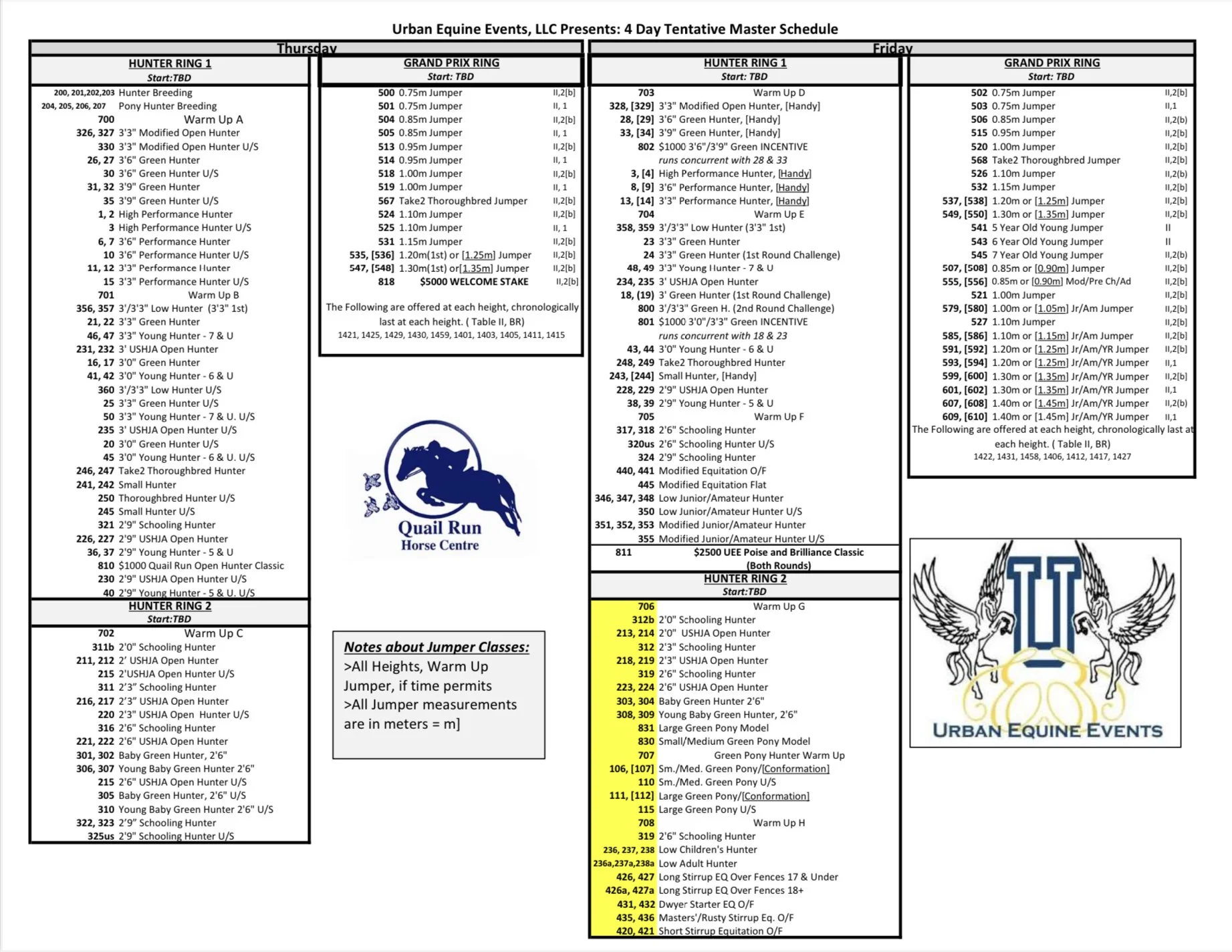 Urban Equine Events