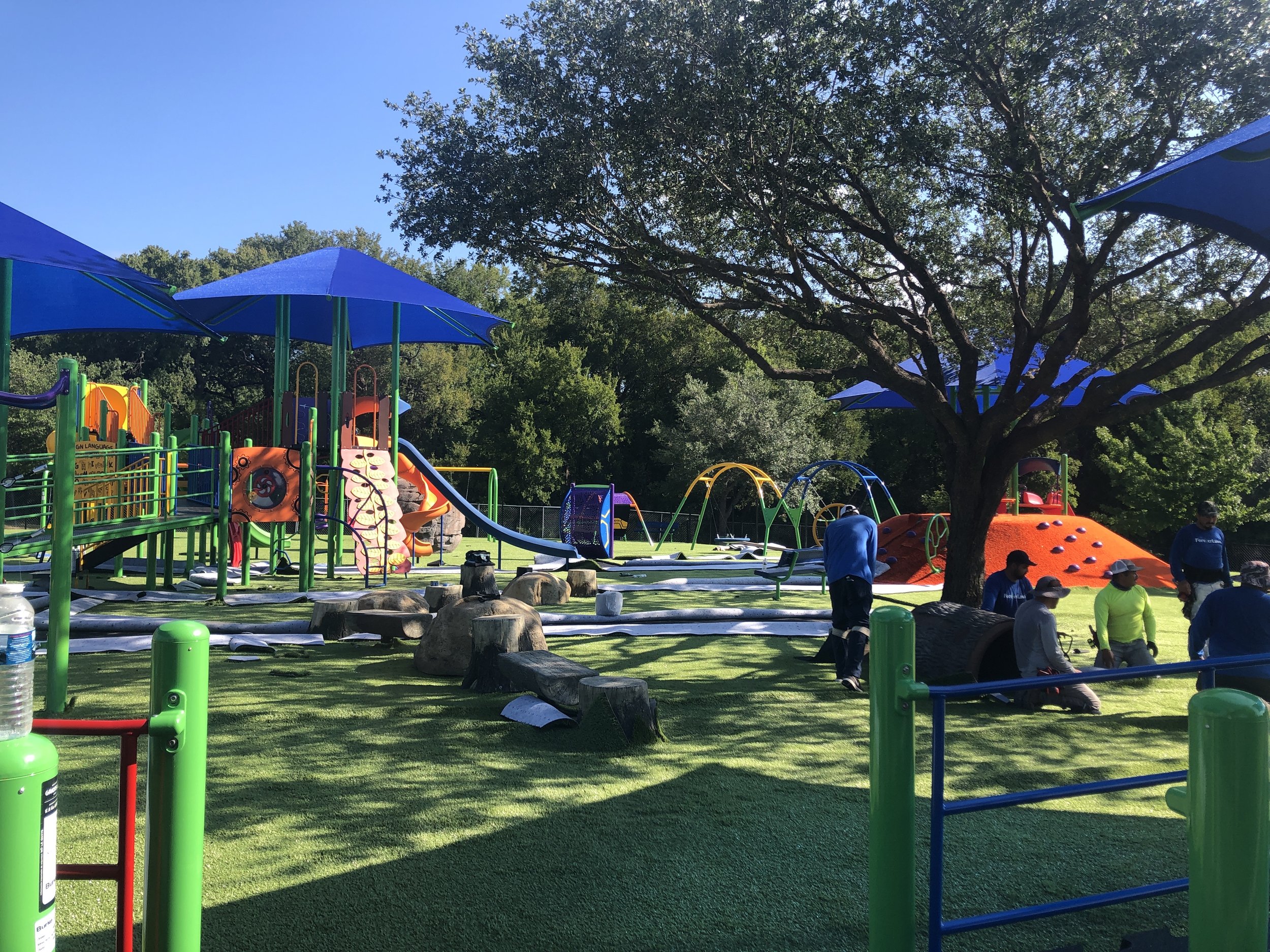 Harry Meyers Park Playground Grass Featured Project — ForeverLawn Texas