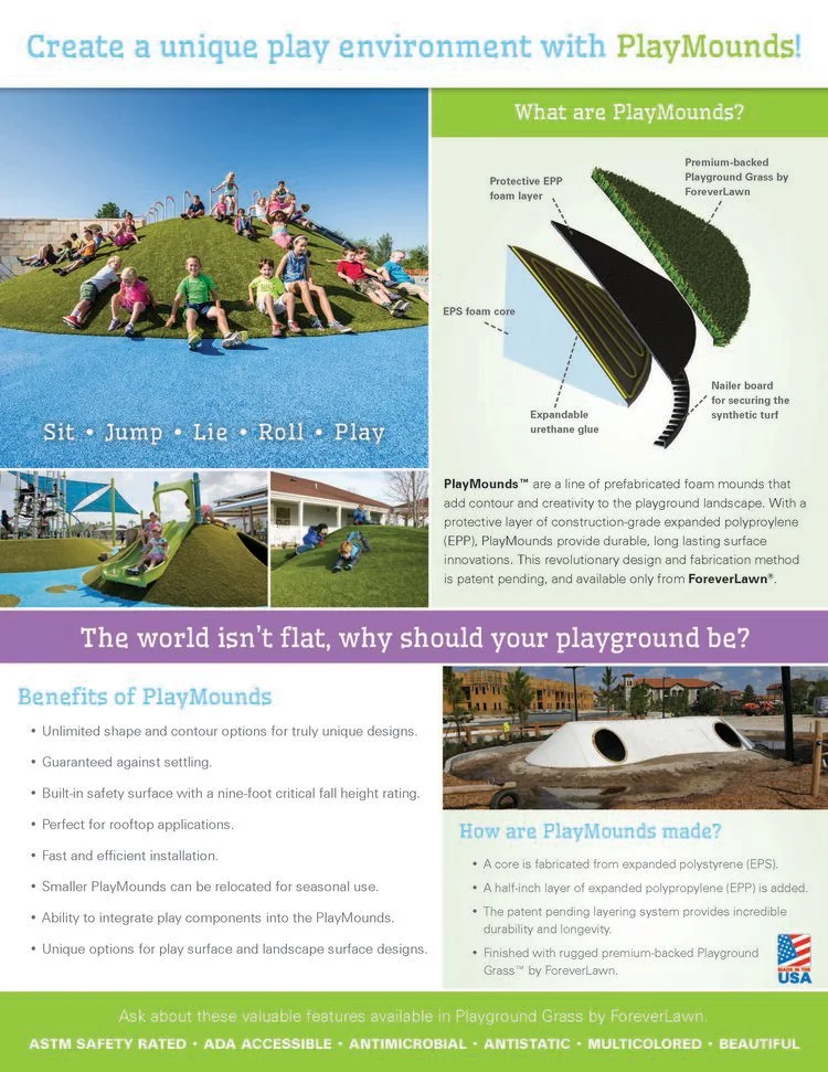 PlayMounds™ | Playground Grass — ForeverLawn Texas