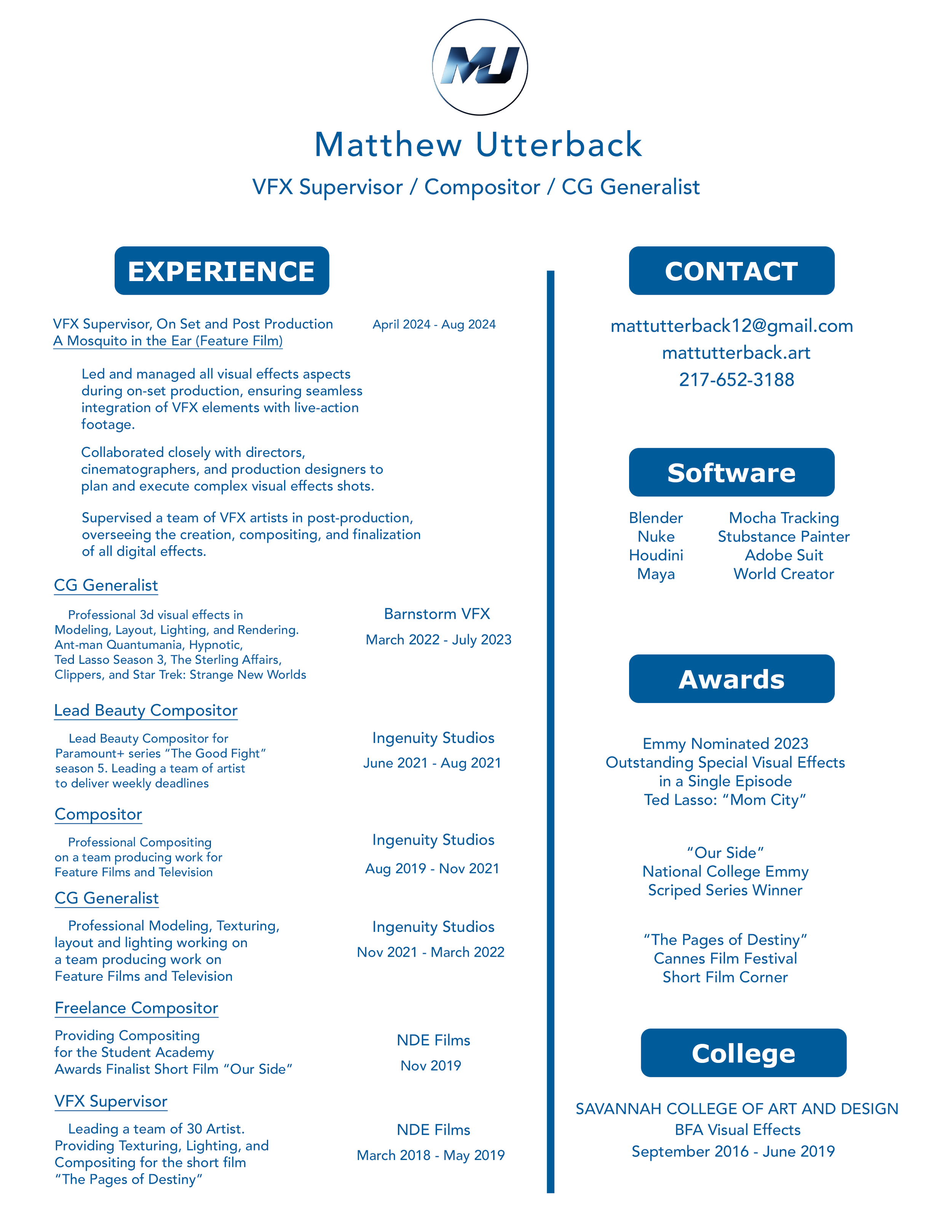 VFX Portfolio — The Prince of Peace Project