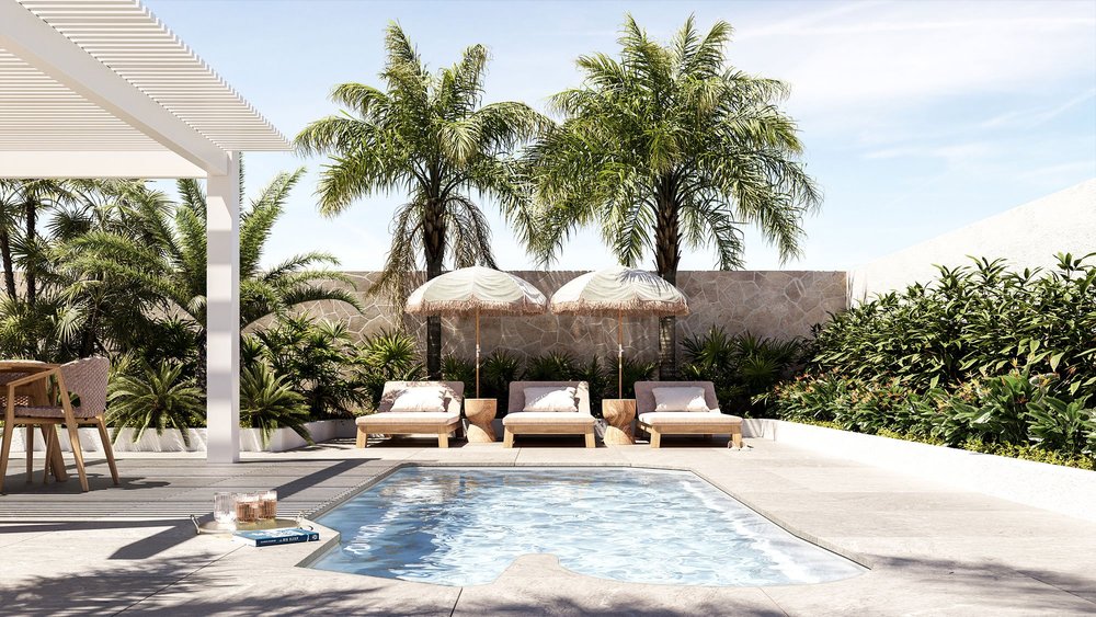 The Miami: Contemporary Fibreglass Pool in New South Wales