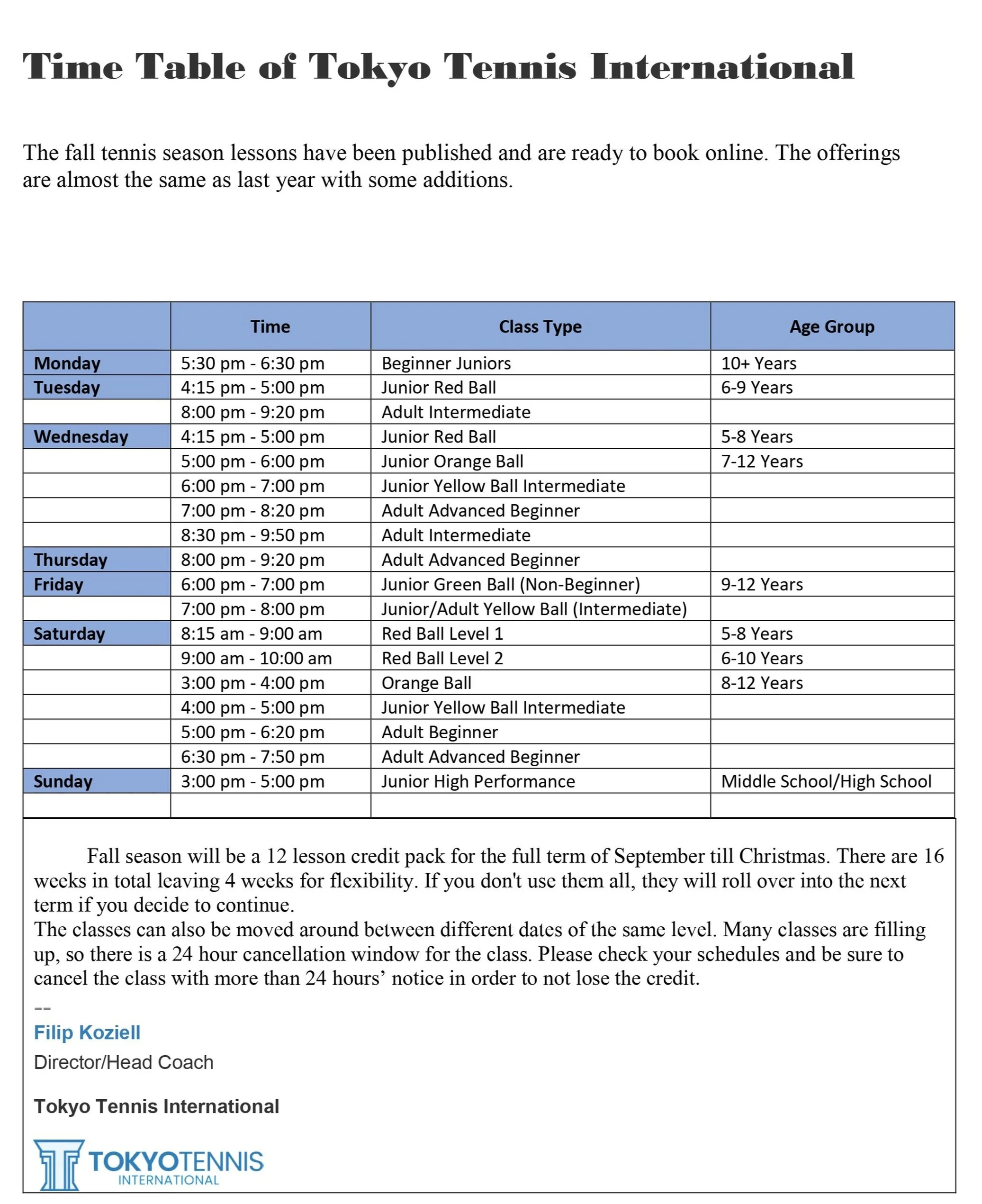 Tokyo Tennis International