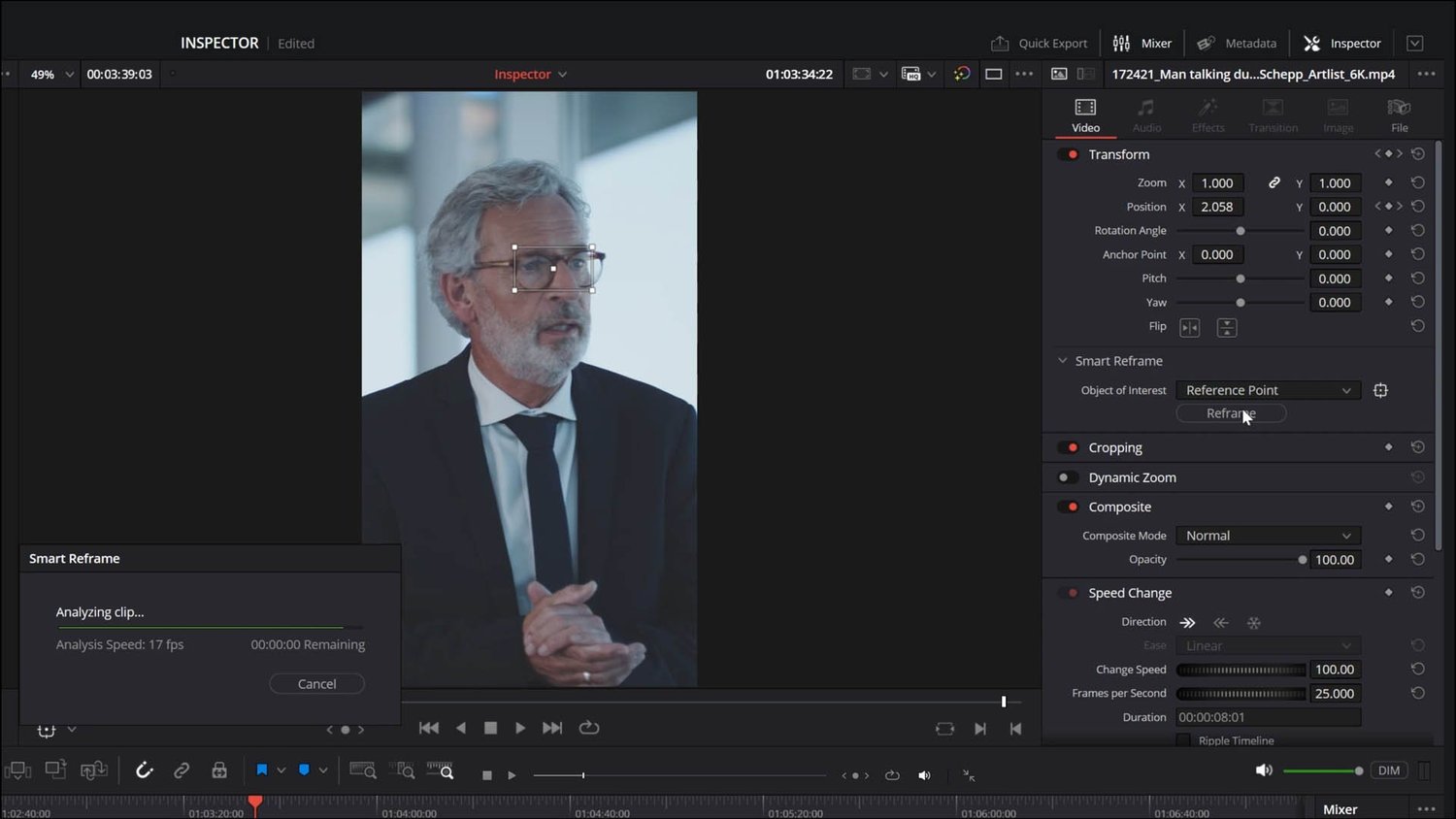 A Comprehensive Guide to the Inspector Tab in DaVinci Resolve — CROMO ...