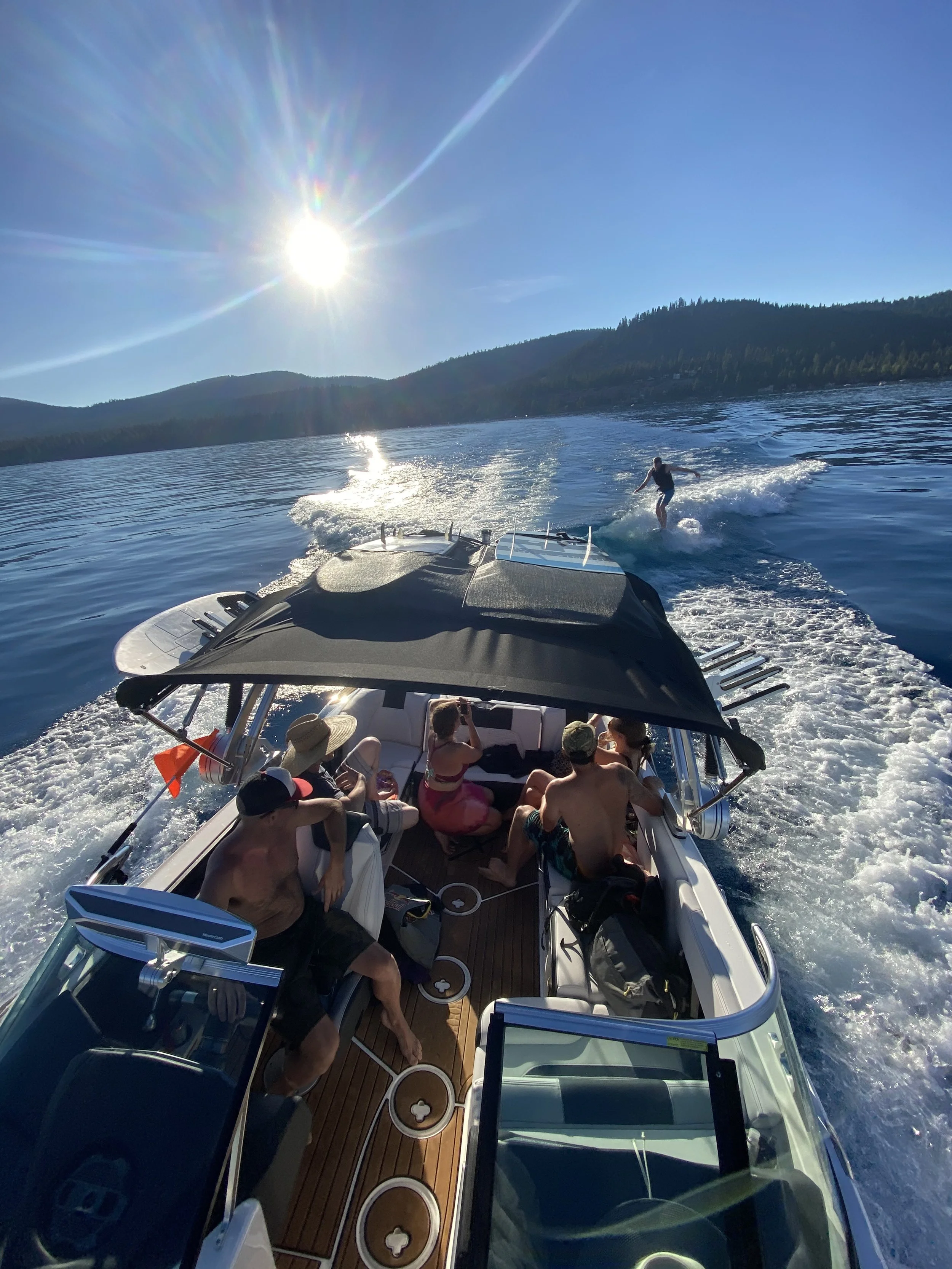 Wake Almanor at Lake Almanor