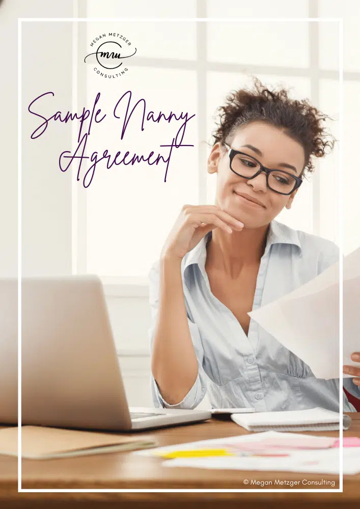 MMC Sample Nanny Agreement | Secure Your Nanny Business Today — Megan ...