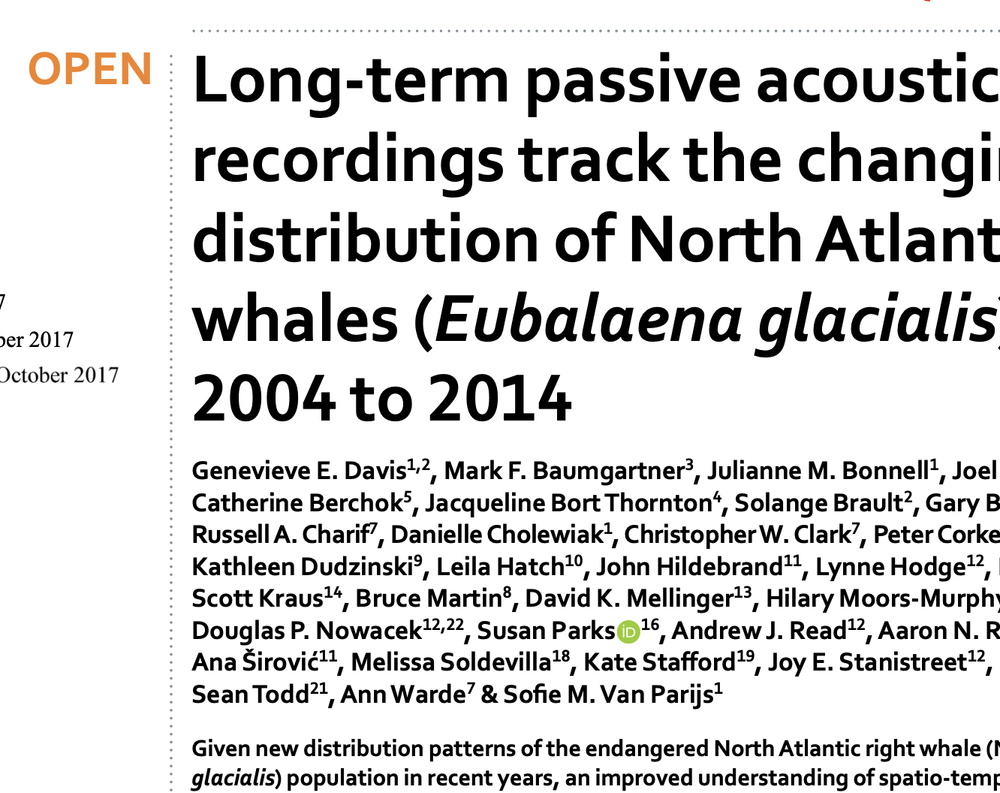 Publications — Whale and Vessel Safety Taskforce